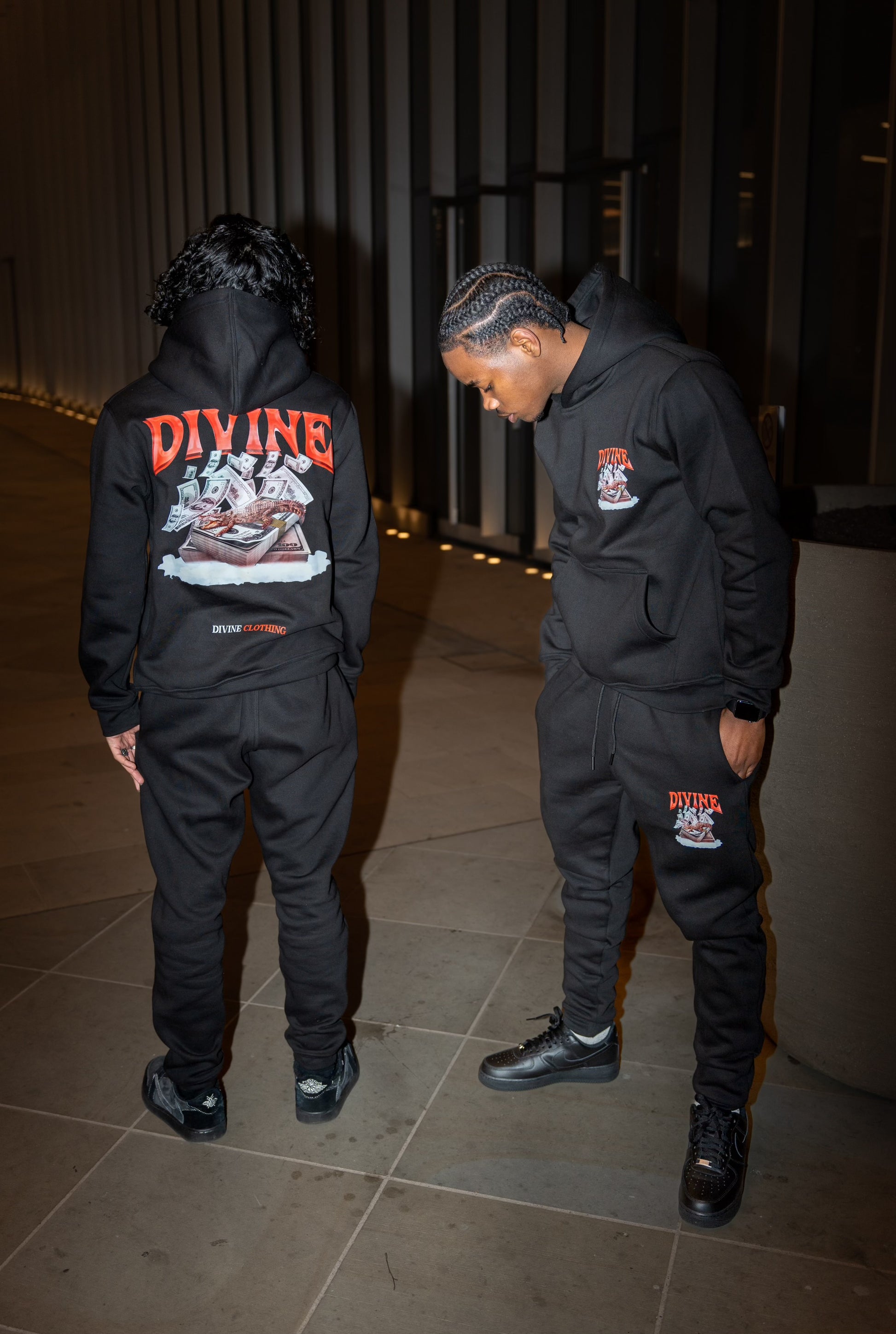 FORTUNE TRACKSUIT - BLACK – DIVINEUK